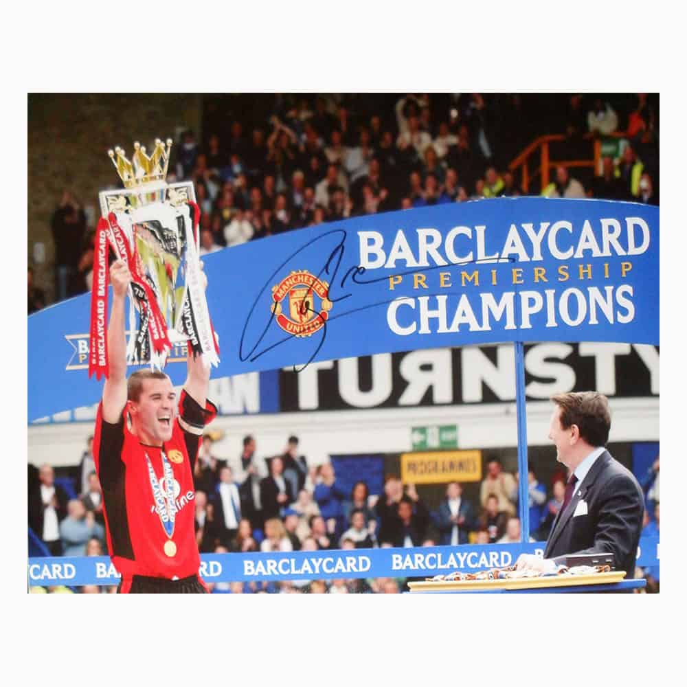 Roy Keane signed Manchester United photo - All Star Signings