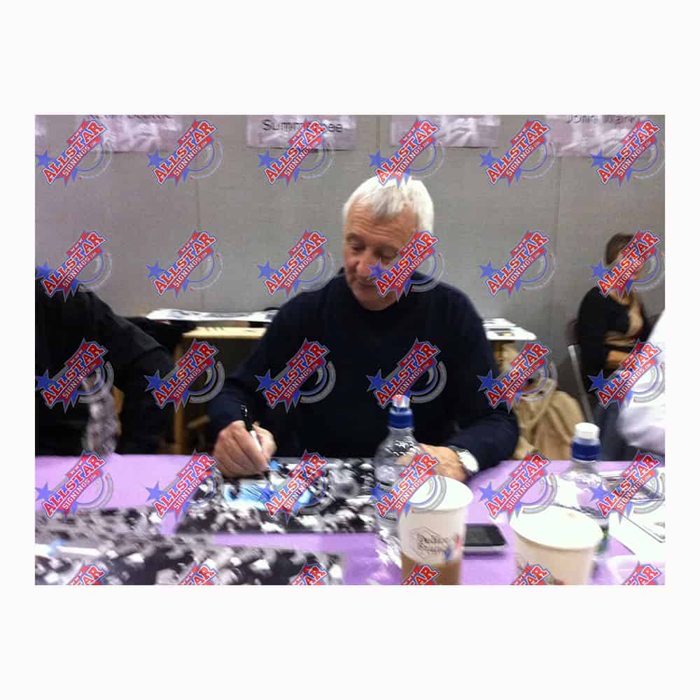 Denis Law & Mike Summerbee dual signed “The Backheel” photo. - All Star ...