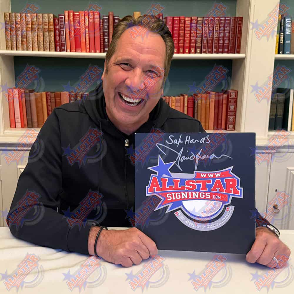 David Seaman signed Adidas goalkeeper glove - All Star Signings
