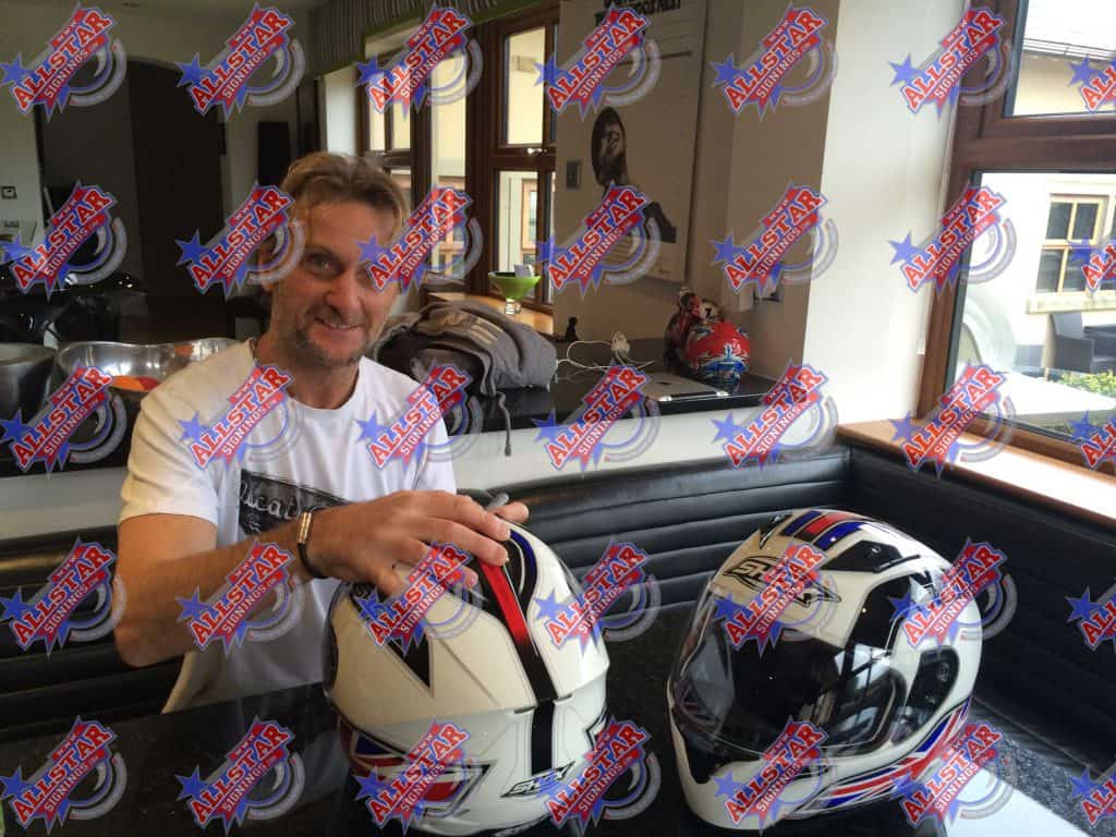 Carl Fogarty signed Helmet - All Star Signings