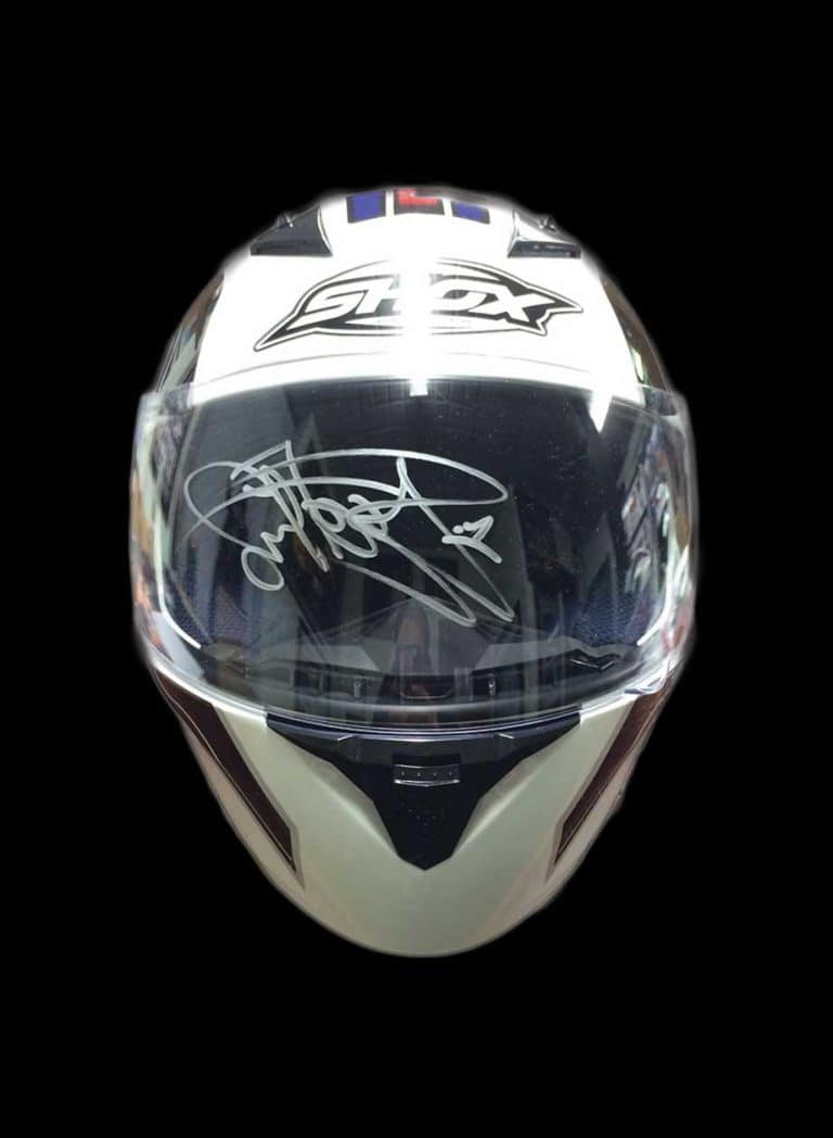 Carl Fogarty signed Helmet - All Star Signings