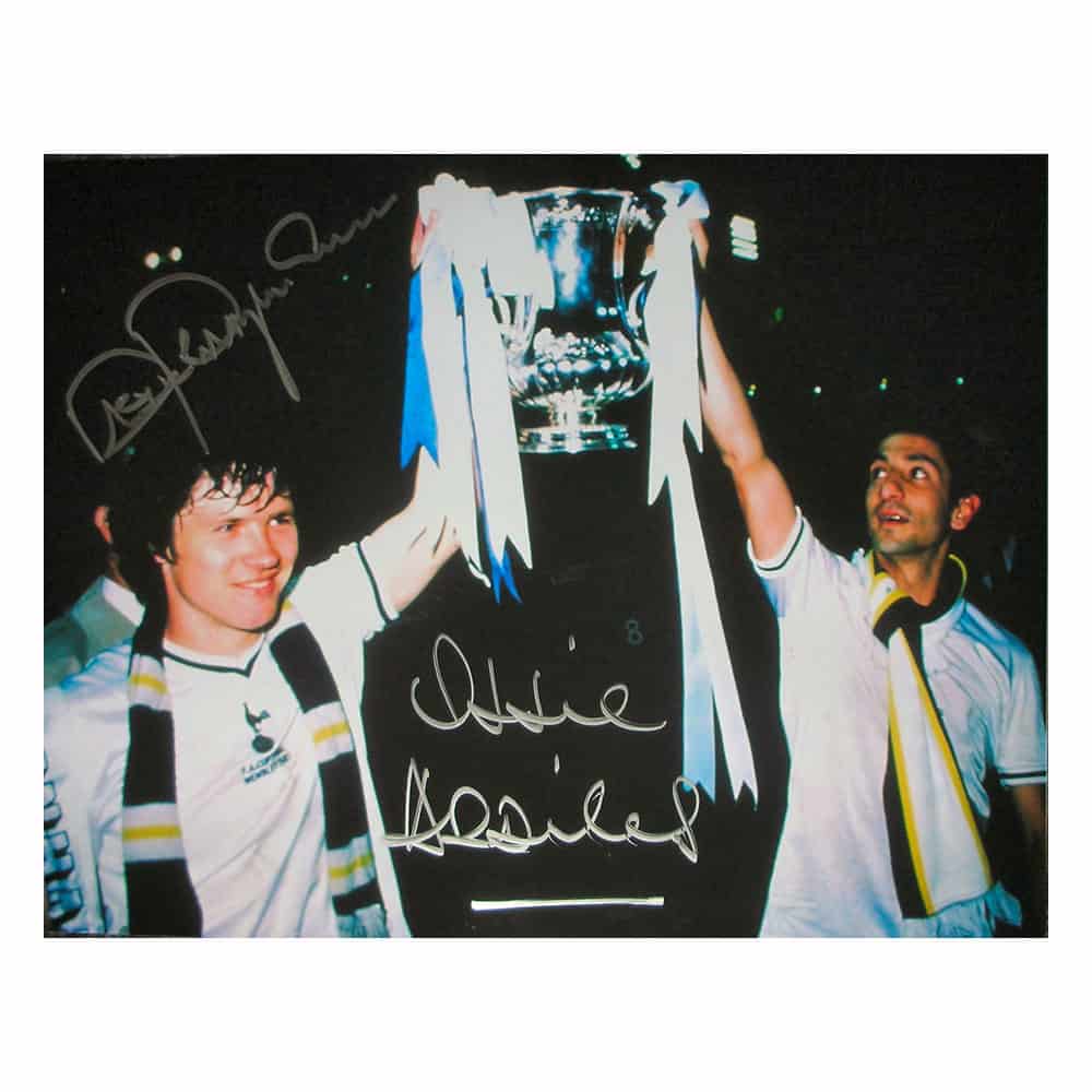 Ossie Ardiles & Steve Perryman signed 16×12 photo. - All Star Signings
