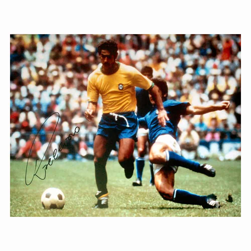 Rivellino signed 1970 World Cup Final photo - All Star Signings