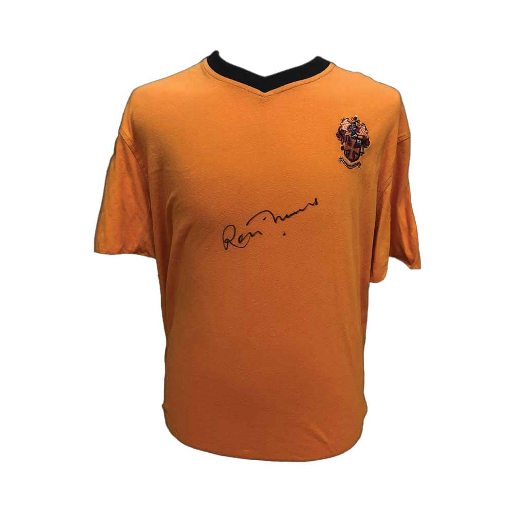 Ron Flowers signed Wolves shirt - All Star Signings