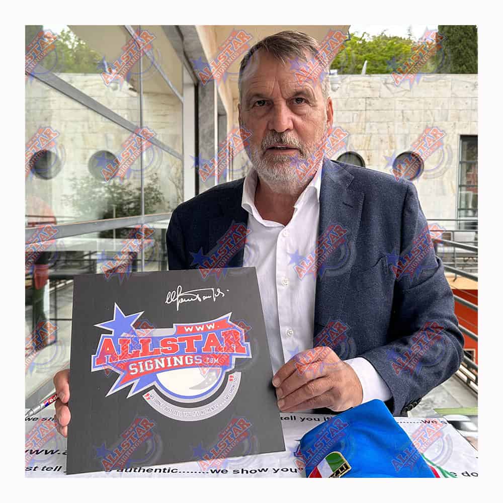 Marco Tardelli signed 1982 World Cup Final photo. - All Star Signings