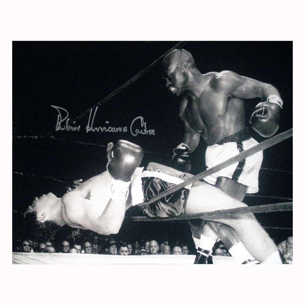 Rubin “Hurricane” Carter signed 16×12 photo - All Star Signings