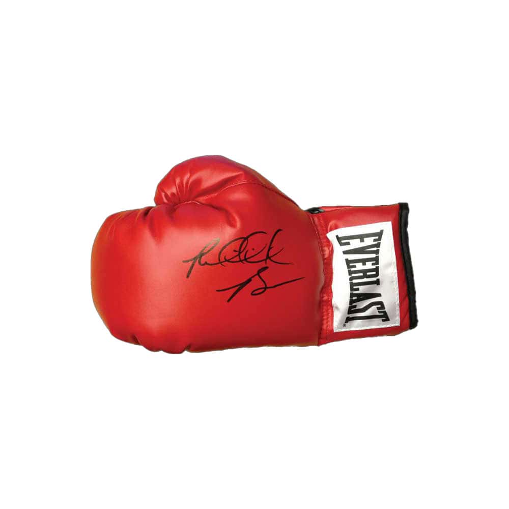 Riddick Bowe signed boxing glove - All Star Signings