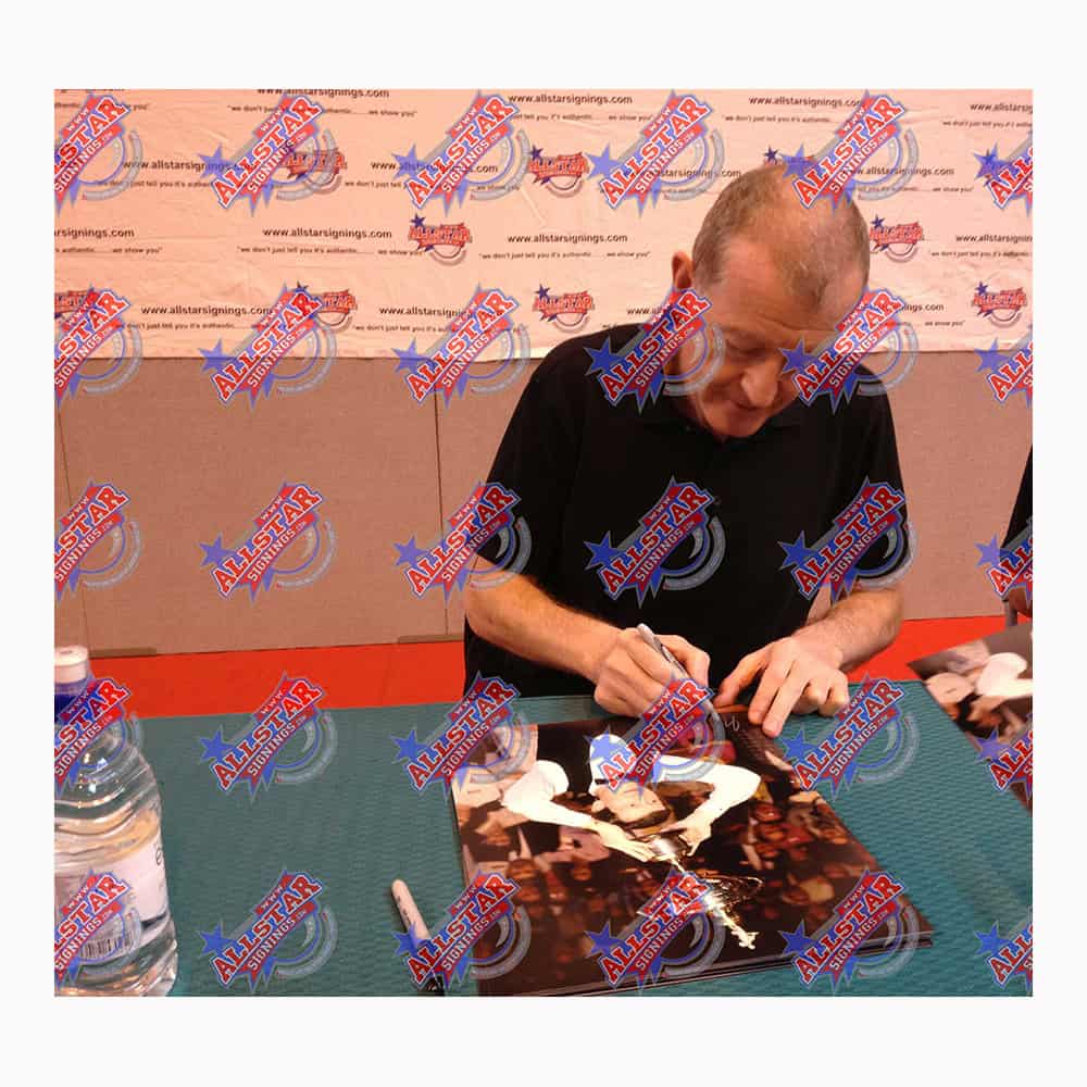 Steve Davis signed 16×12″ photo - All Star Signings