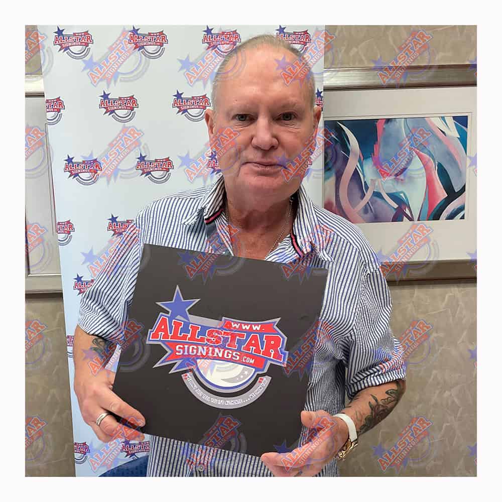 Paul “Gazza” Gascoigne signed Italia 90 World Cup photo - All Star Signings