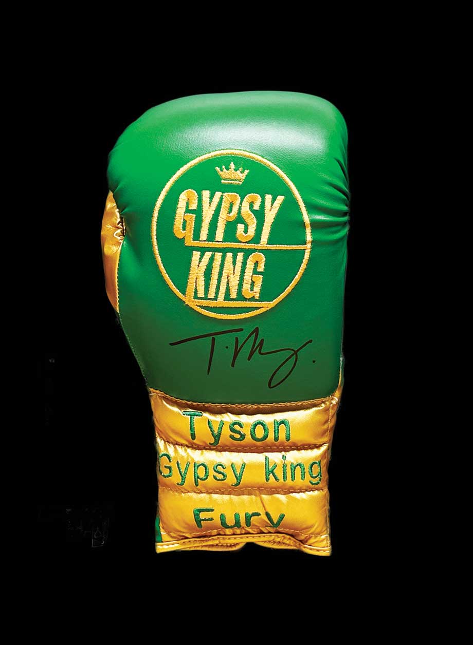 Tyson Fury signed boxing glove - All Star Signings
