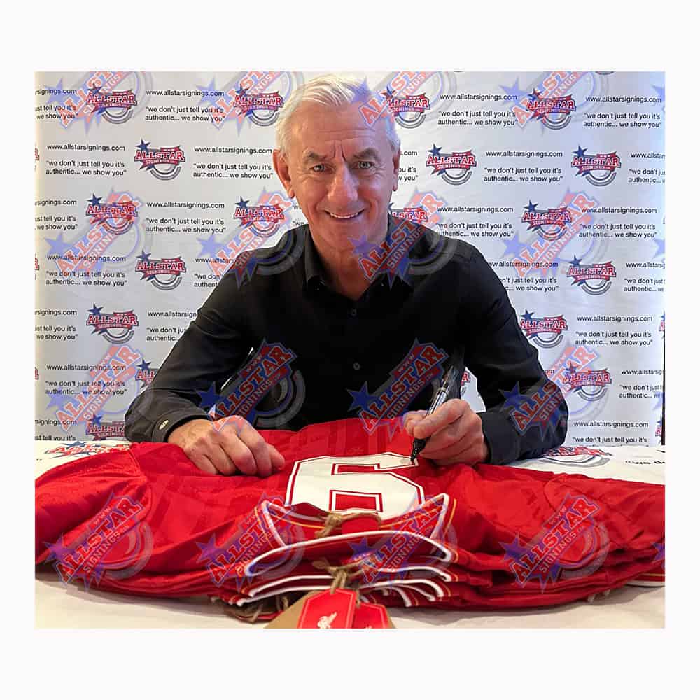 Ian Rush assinou camisa 9 do Liverpool - All Star Signings