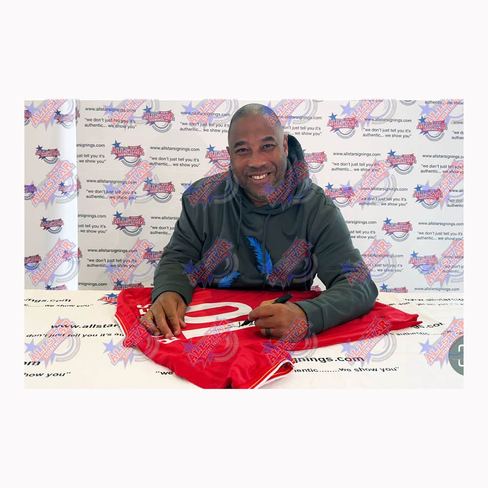 John Barnes Signed Liverpool 10 shirt - All Star Signings