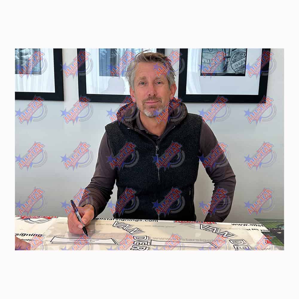 Peter Schmeichel & Edwin Van Der Sar double signed shirt display - All ...