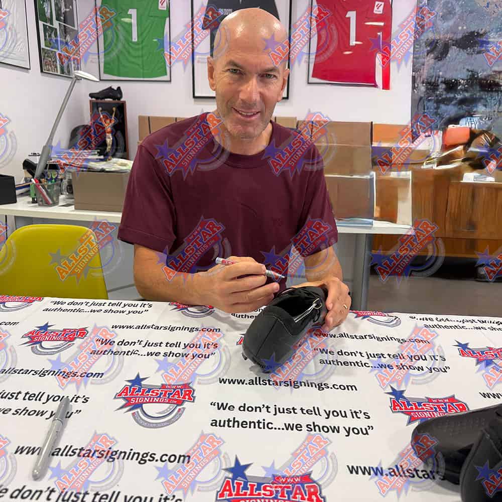 Zinedine Zidane Signed Real Madrid Shirt - Allstarsignings